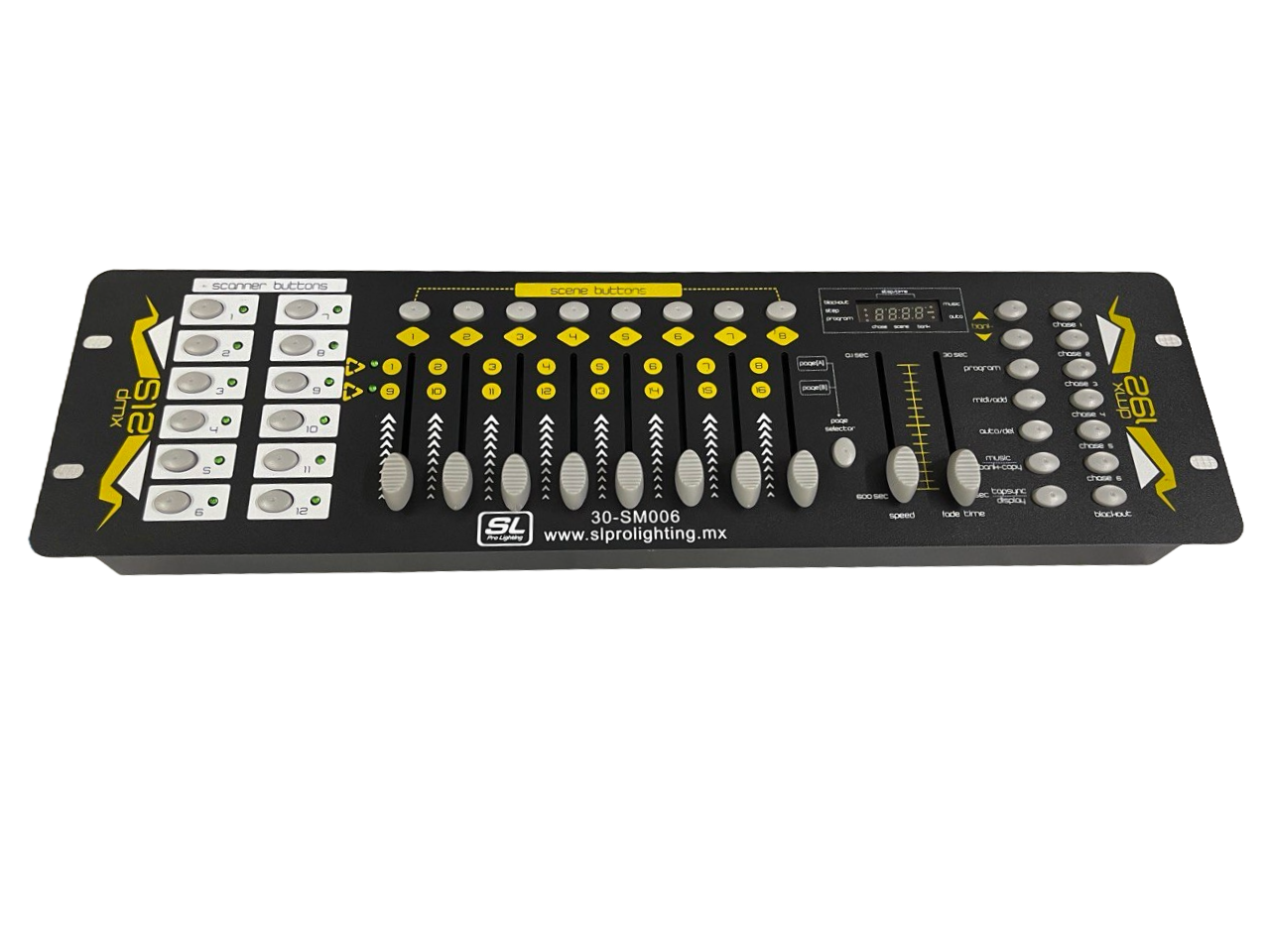 CONSOLA MEZCLADORA DE 192CH DMX SL PRO LIGTHING 30-SM006 – Music Shop ...